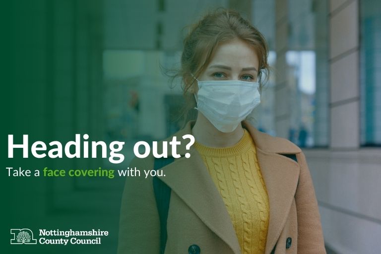 Wearing a face covering | Nottinghamshire County Council
