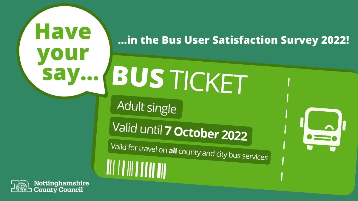 Bus User Satisfaction Survey 2022 | Nottinghamshire County Council